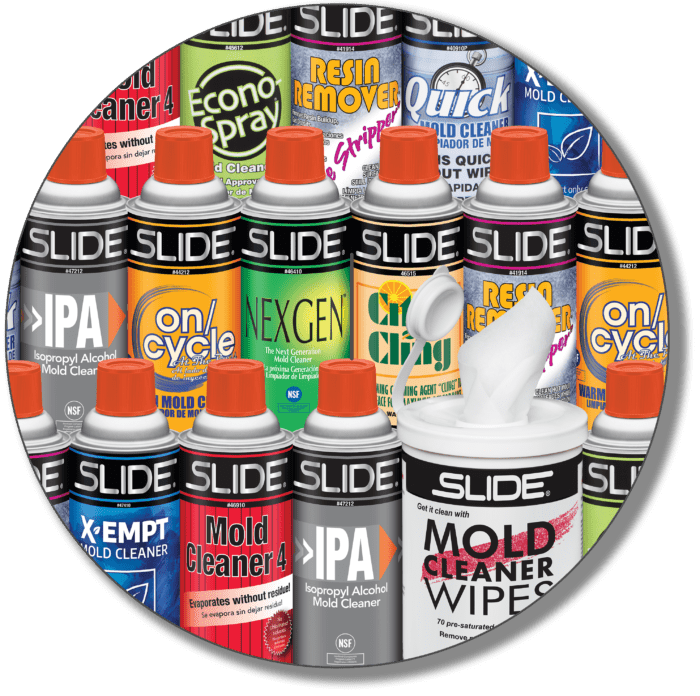 SLIDE® Injection Mold Cleaners, Releases & More | Plastixs
