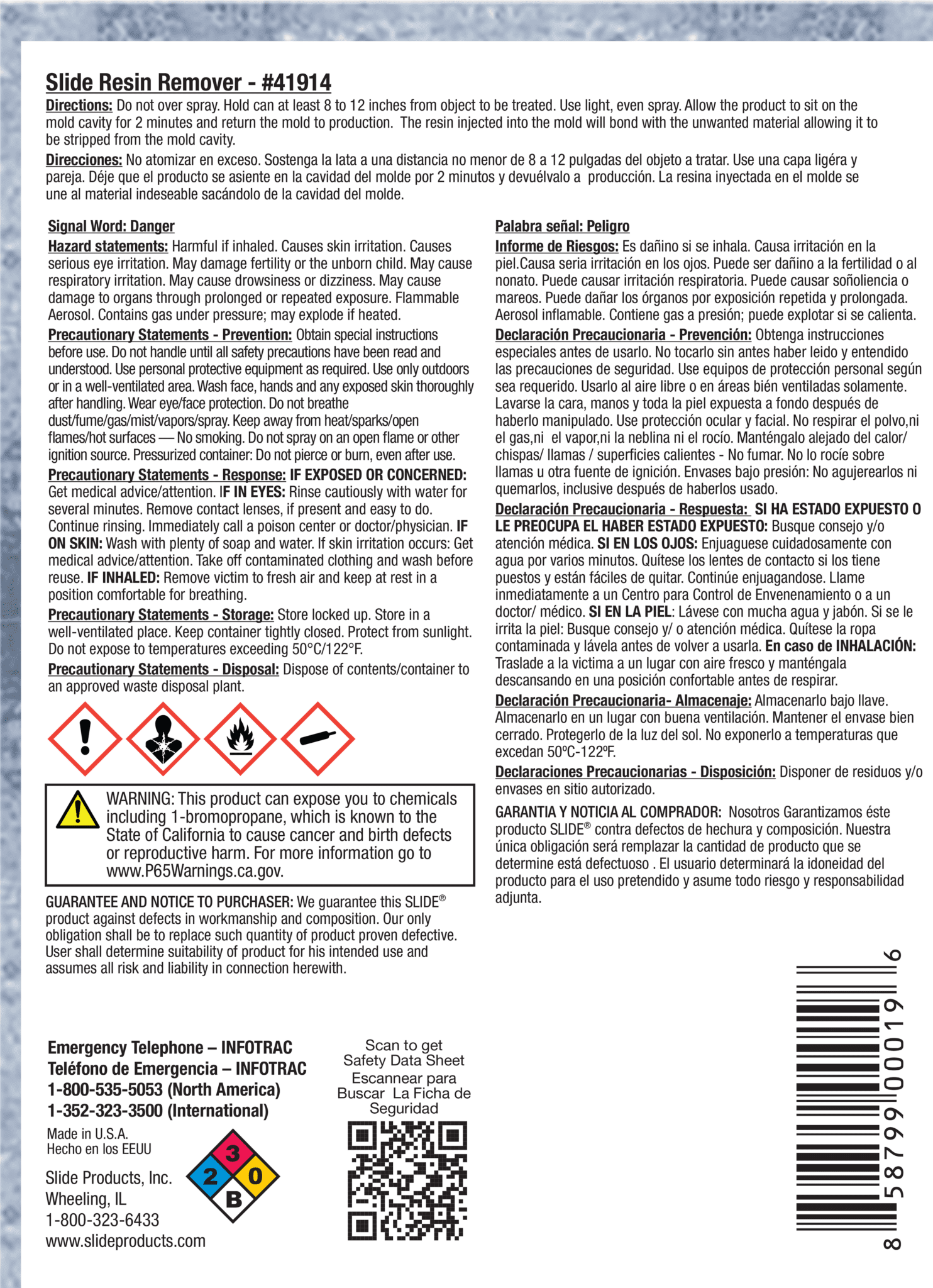 SLIDE Resin Remover No. 41914 | Plastixs