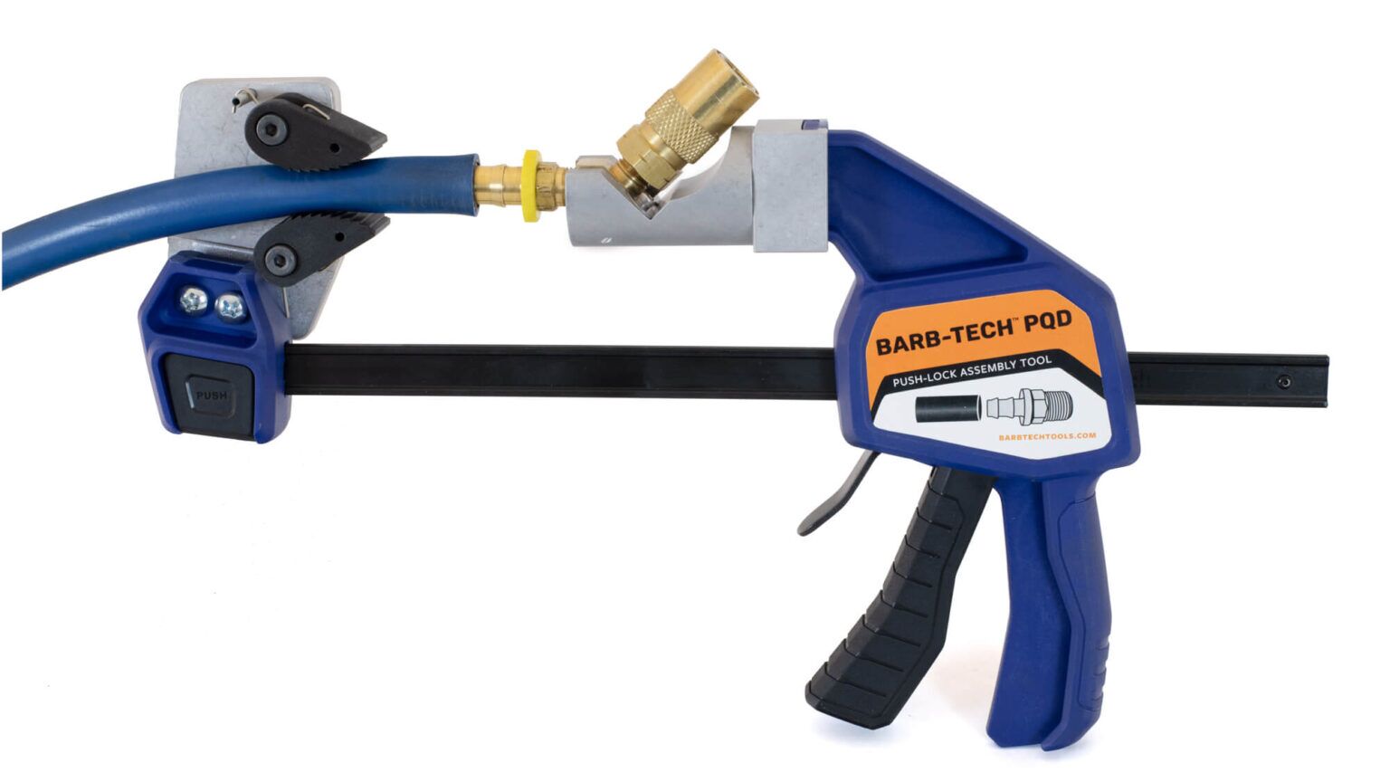 Barb-Tech PQD-CM Custom Mold Hose Assembly Tool | Plastixs